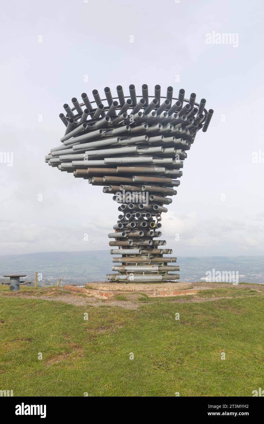 The Singing Ringing Tree is a wind powered sound sculpture resembling a ...