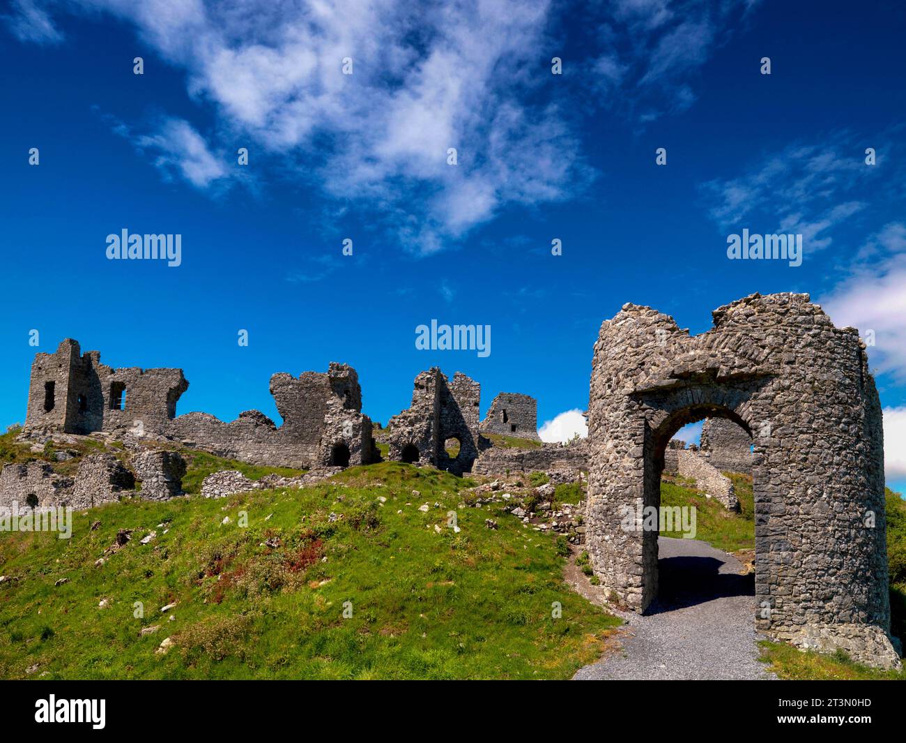 Rock of Dunamase, County Laois, Ireland Stock Photo - Alamy