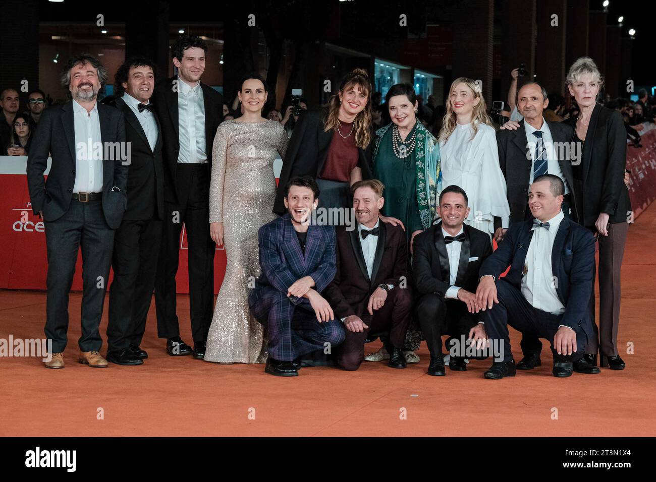 Rome, Italy. 25th Oct, 2023. The cast of the movie "La chimera" attends ...