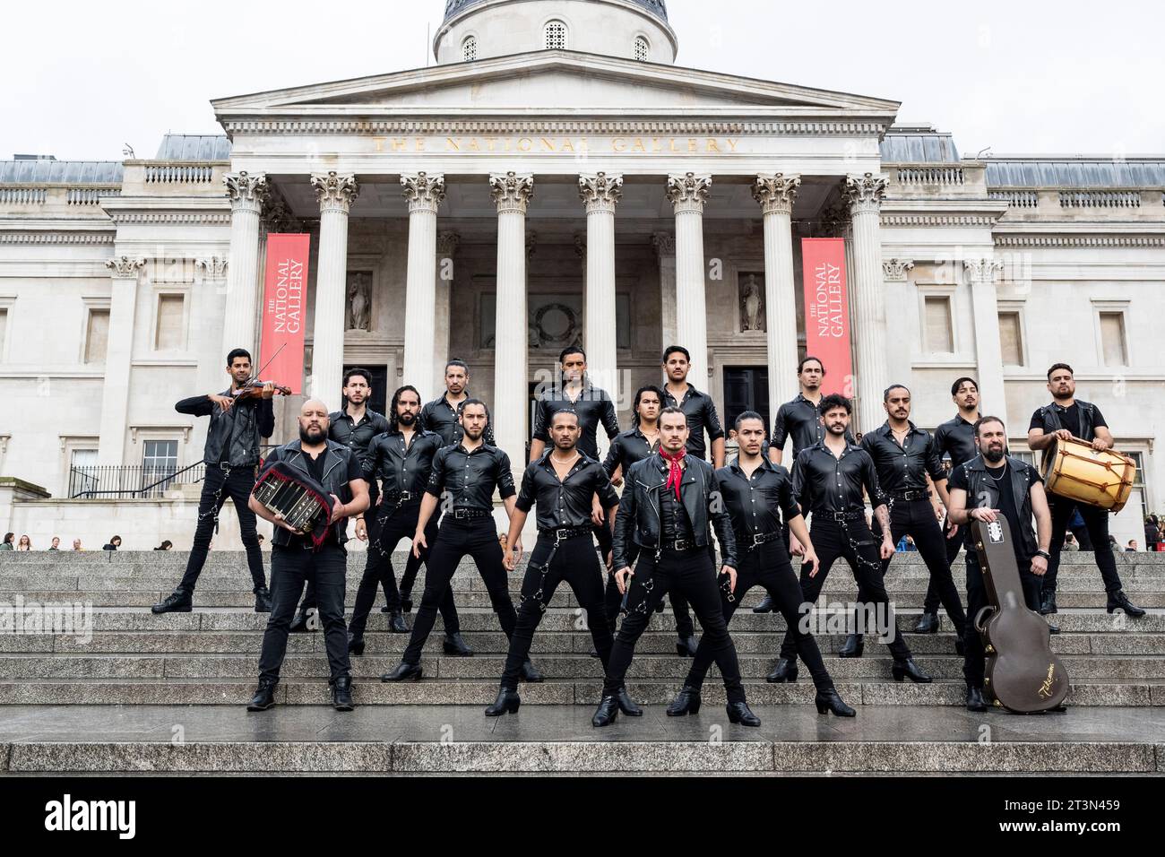 London, UK. 26 October 2023. The all-male dance troupe called Malevo at ...