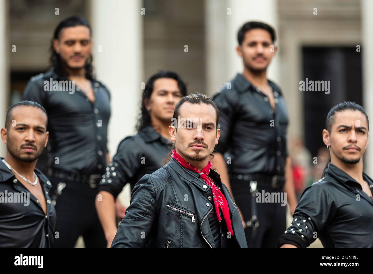 London, UK. 26 October 2023. The all-male dance troupe called Malevo at ...