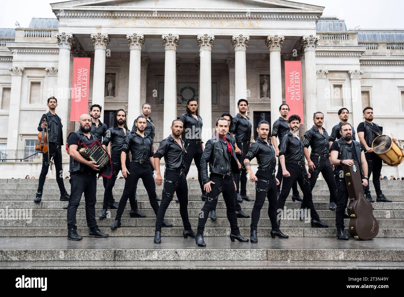 London, UK. 26 October 2023. The all-male dance troupe called Malevo at ...
