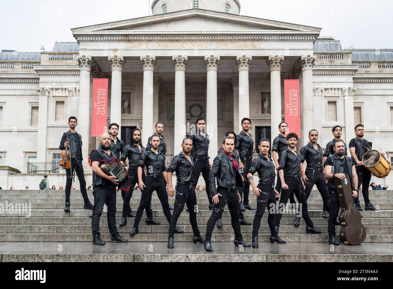 London, UK. 26 October 2023. The all-male dance troupe called Malevo at ...