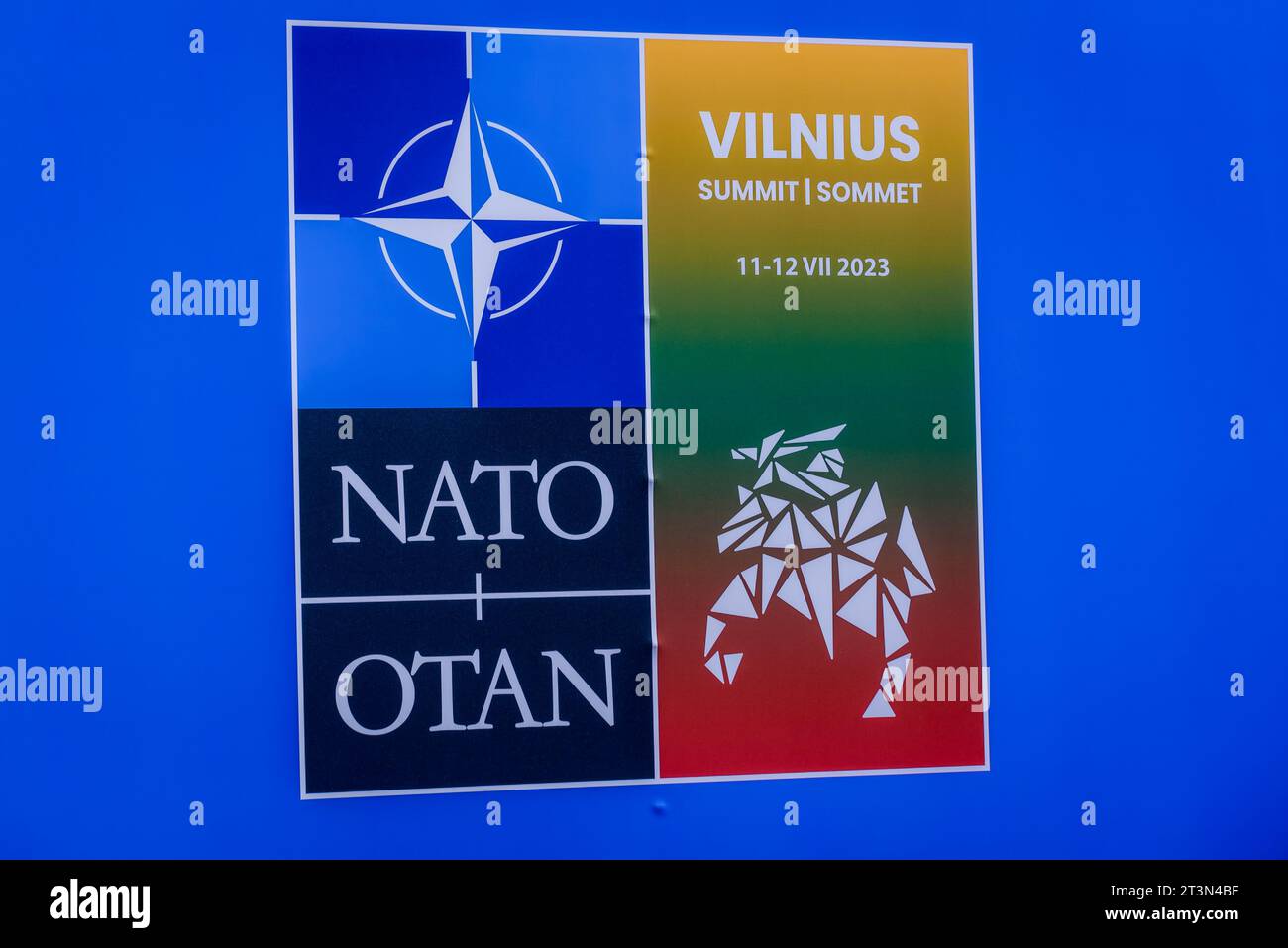 VILNIUS, LITHUANIA. 12th July 2023. G7 leaders event to announce a ...