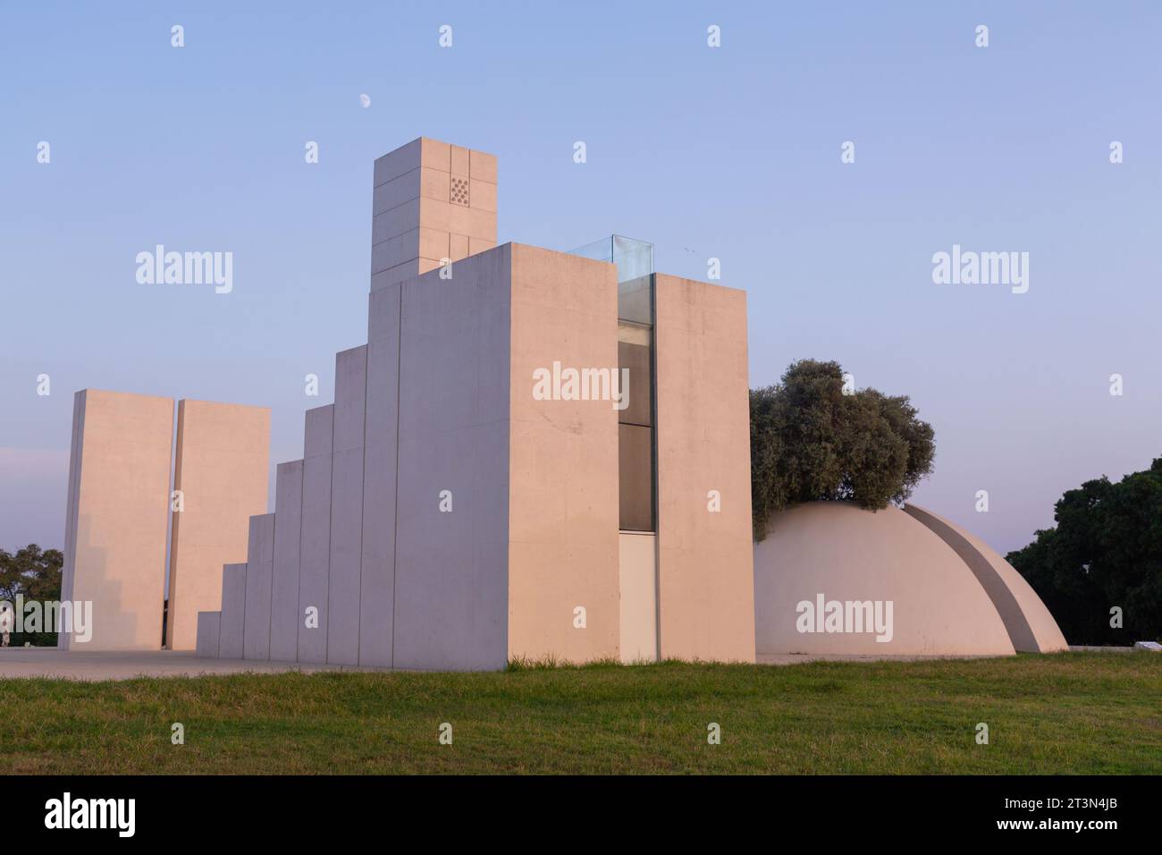 Tel Aviv, Israel - OCT 24, 2023 - Edith Wolfson Park, topped by the ...