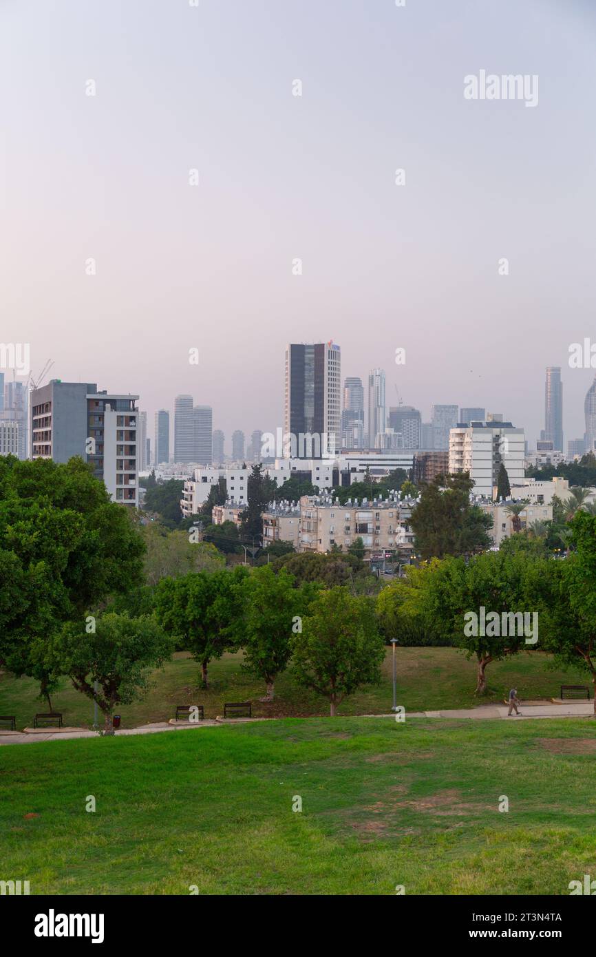 Ramat Gan, Israel - October 24, 2023: Modern office and residential ...