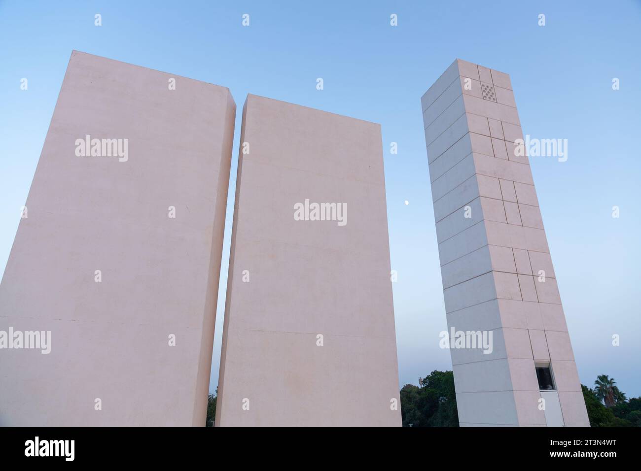 Tel Aviv, Israel - OCT 24, 2023 - Edith Wolfson Park, topped by the ...