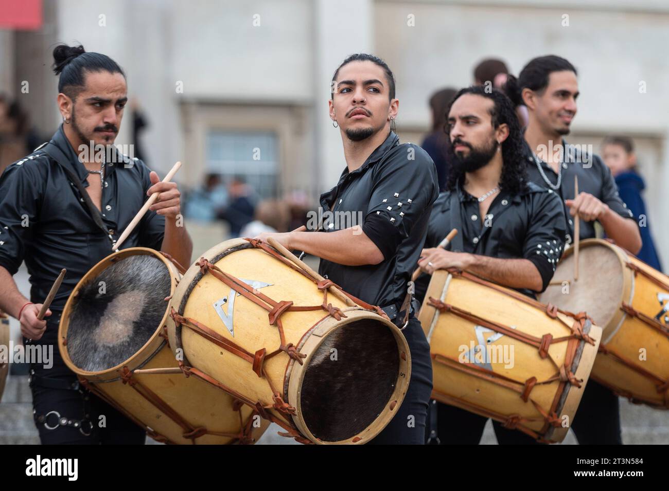 London, UK. 26 October 2023. The all-male dance troupe called Malevo ...