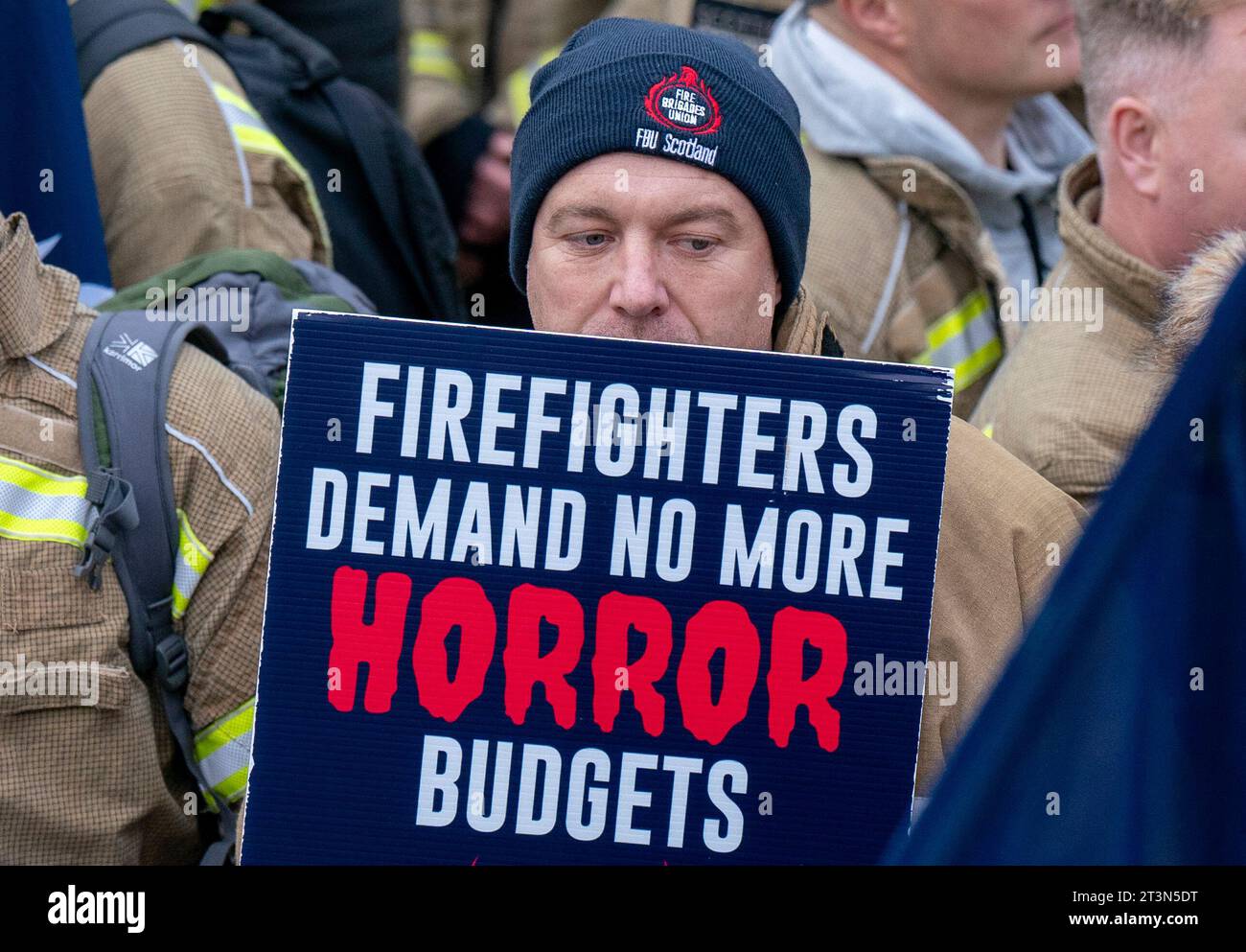 Scottish fire brigades union hi-res stock photography and images - Alamy