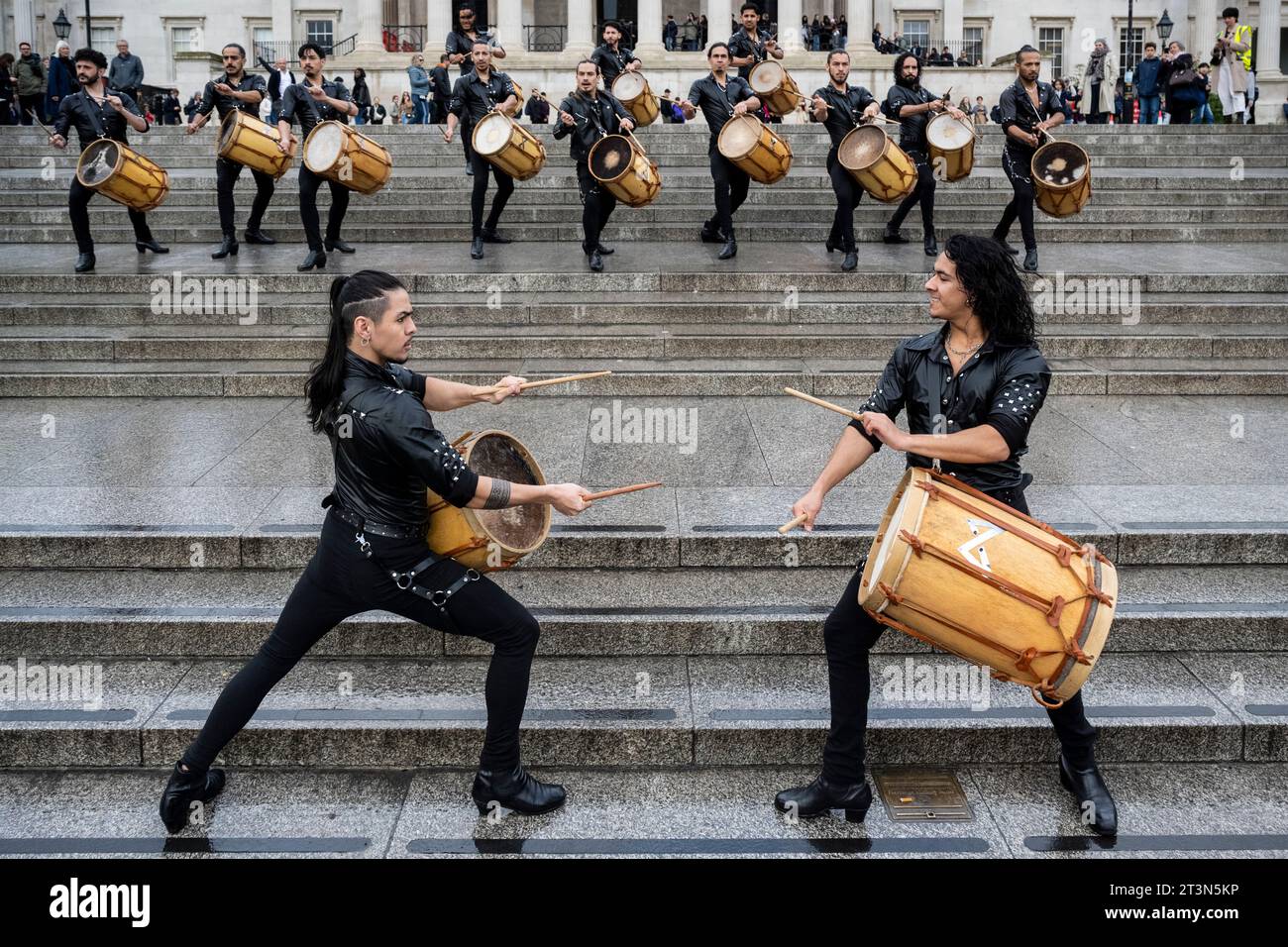 London, UK. 26 October 2023. The all-male dance troupe called Malevo ...