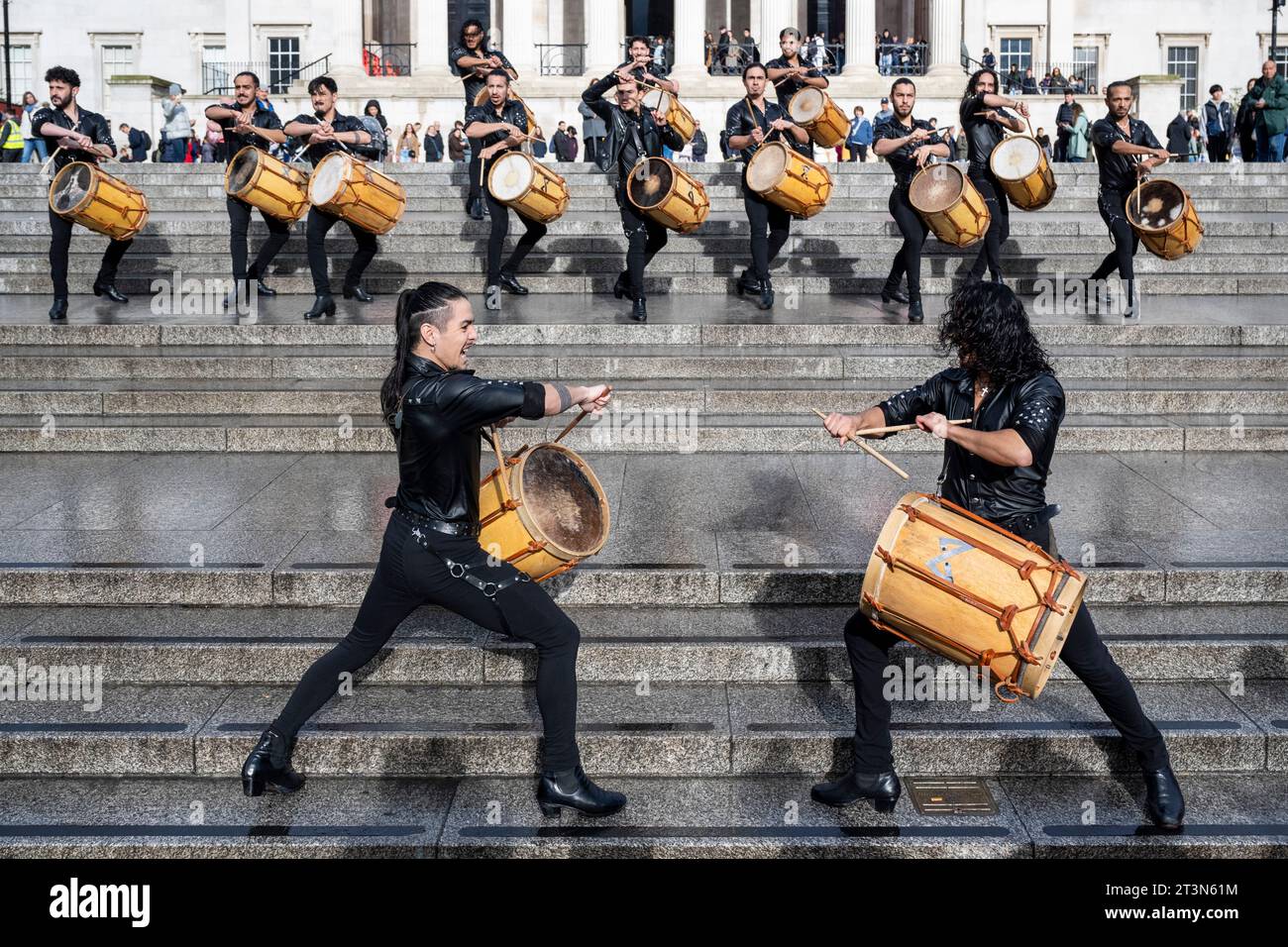London, UK. 26 October 2023. The all-male dance troupe called Malevo ...