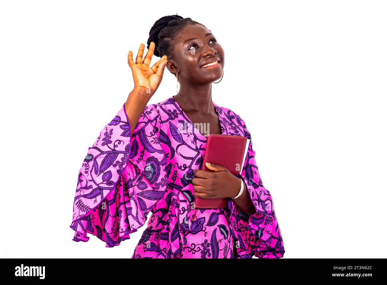 portrait of a beautiful young businesswoman wearing traditional ...