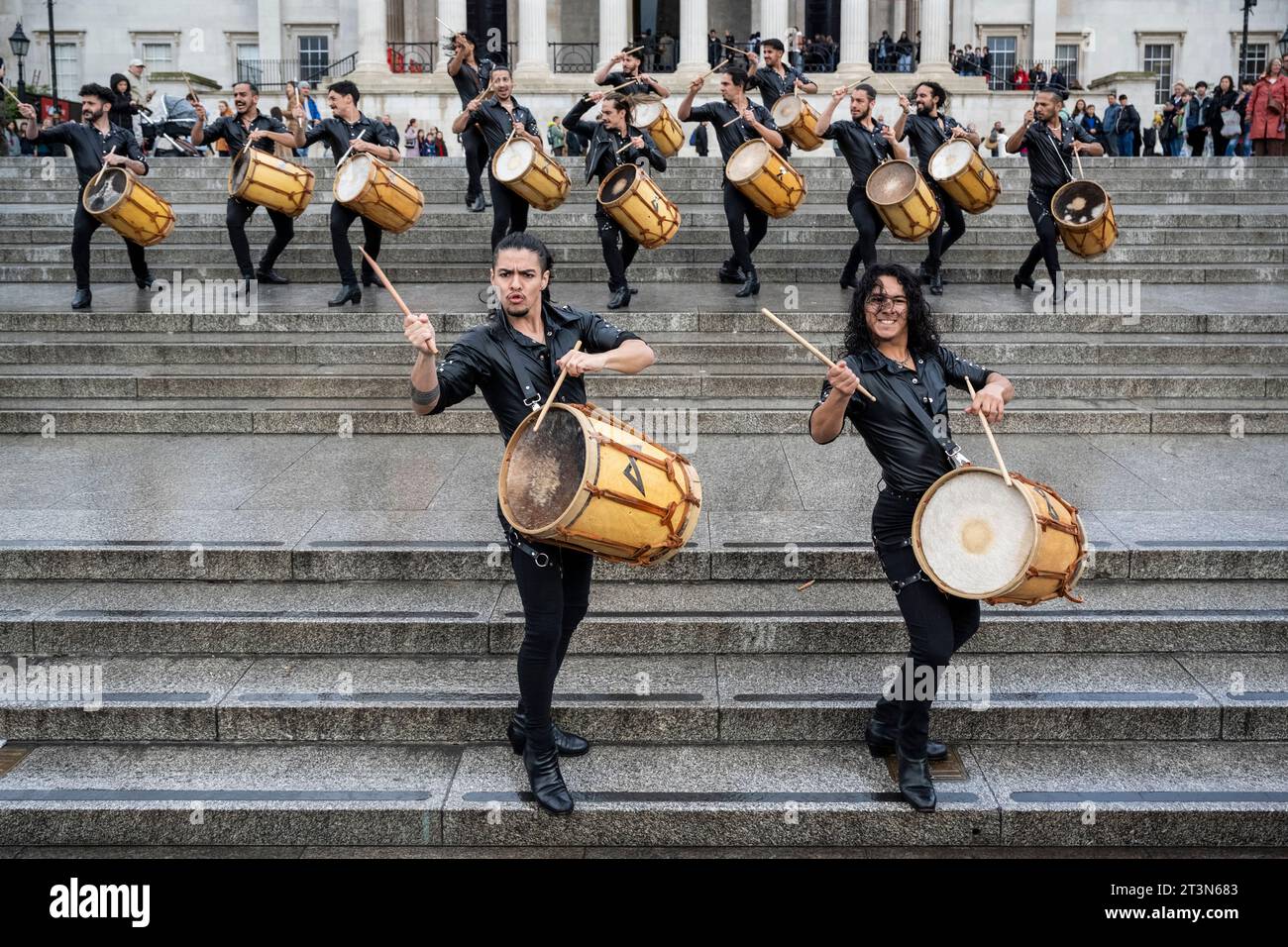 London, UK. 26 October 2023. The all-male dance troupe called Malevo ...
