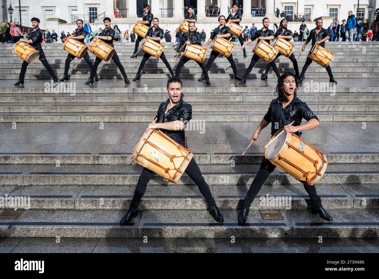 London, UK. 26 October 2023. The all-male dance troupe called Malevo ...