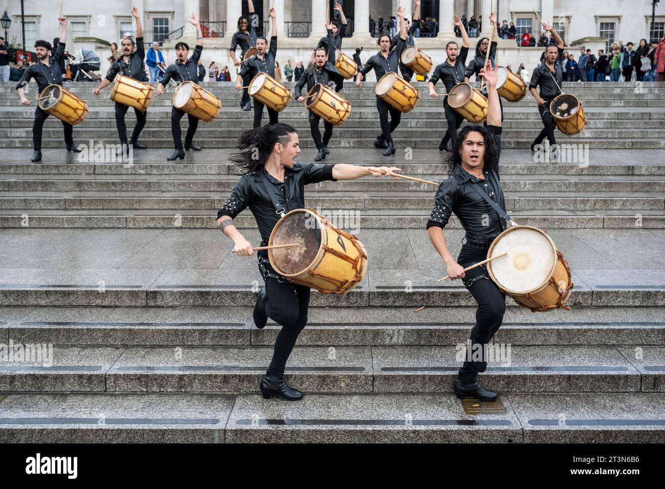 London, UK. 26 October 2023. The all-male dance troupe called Malevo ...