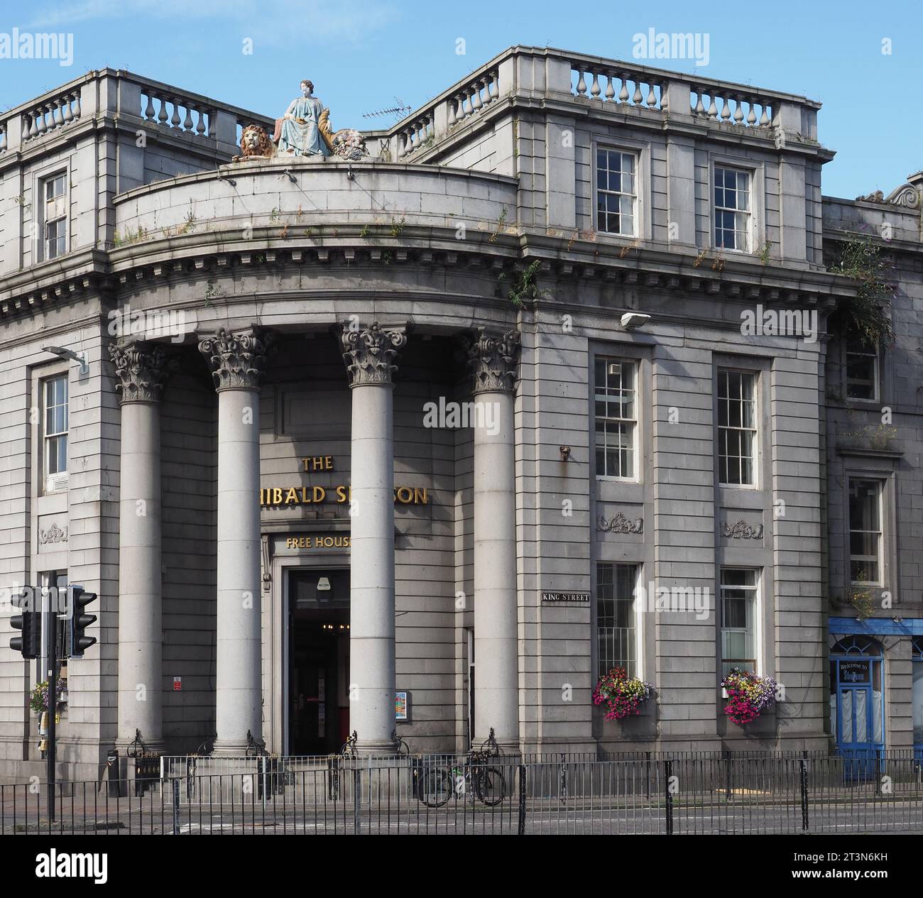 ABERDEEN, UK - SEPTEMBER 14, 2023: The Archibald Simpson Wetherspoon ...