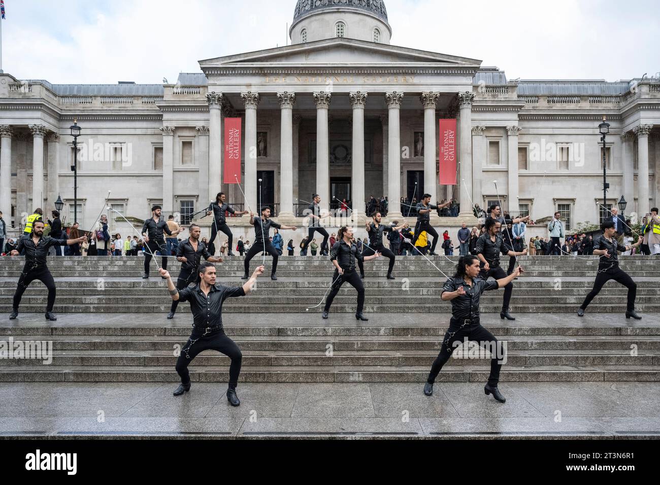 London, UK. 26 October 2023. The all-male dance troupe called Malevo ...