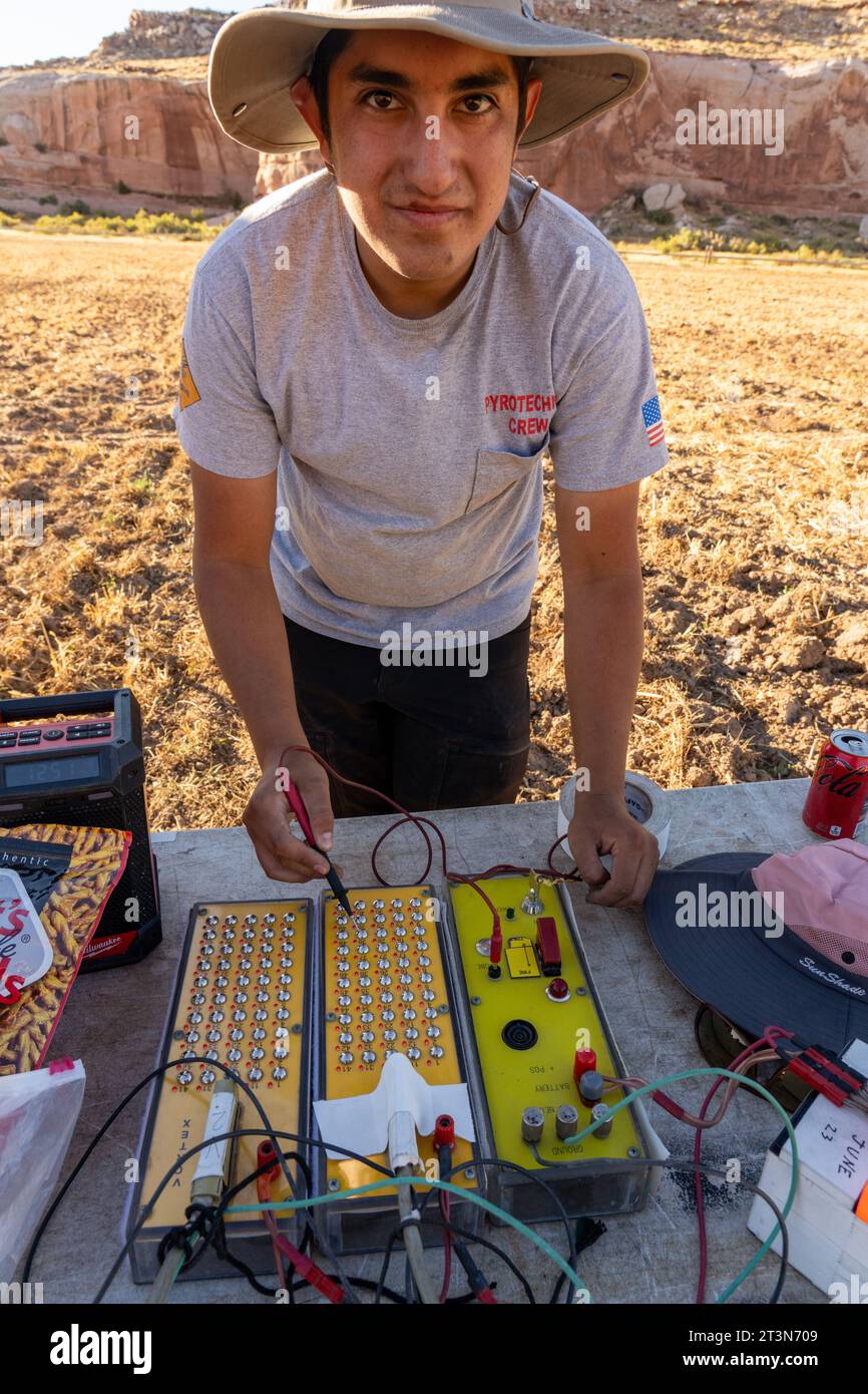 Fireworks launcher hi-res stock photography and images - Alamy