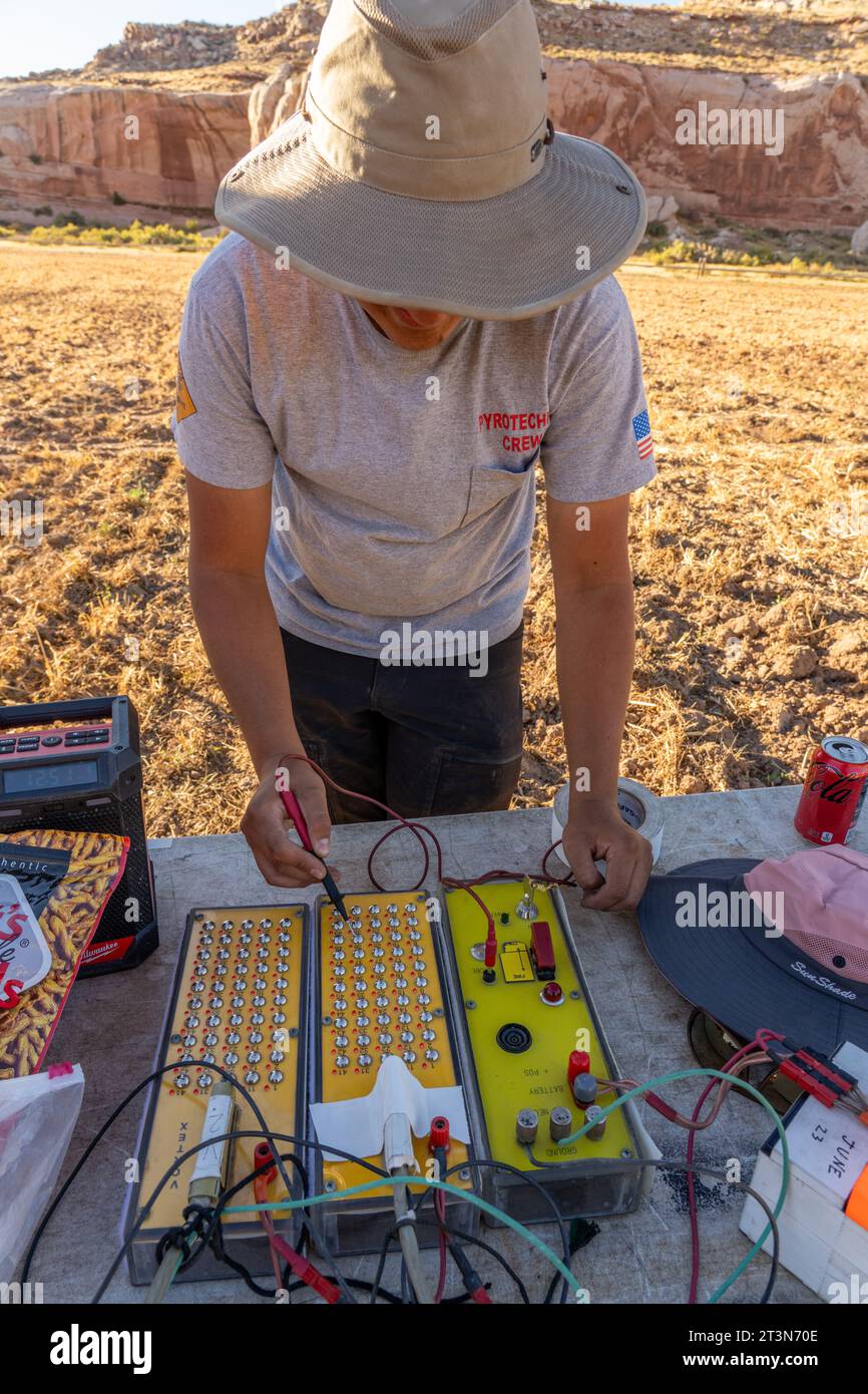 Fireworks launcher hi-res stock photography and images - Alamy