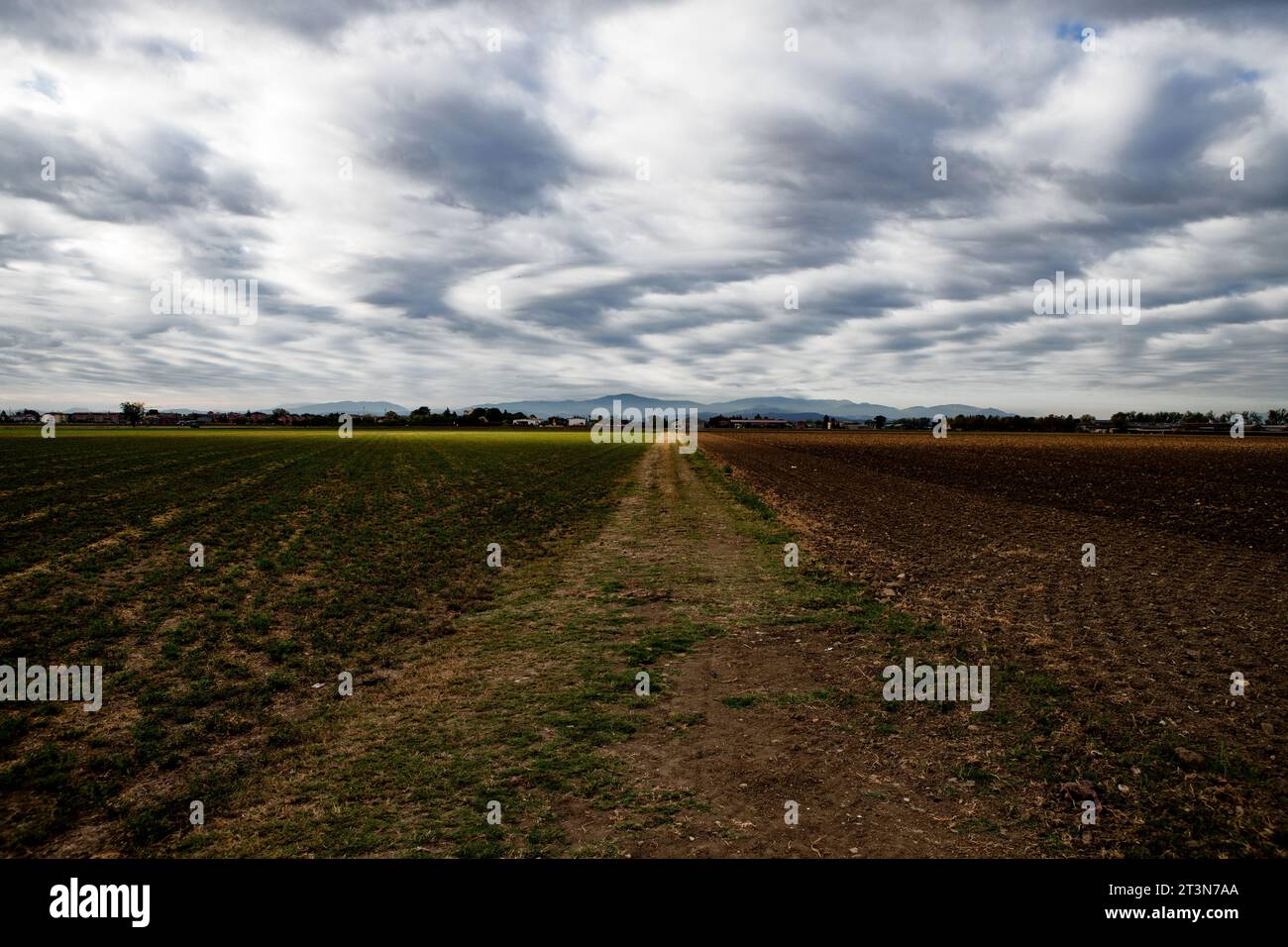 Cumulus clouds over prairie hi-res stock photography and images - Alamy