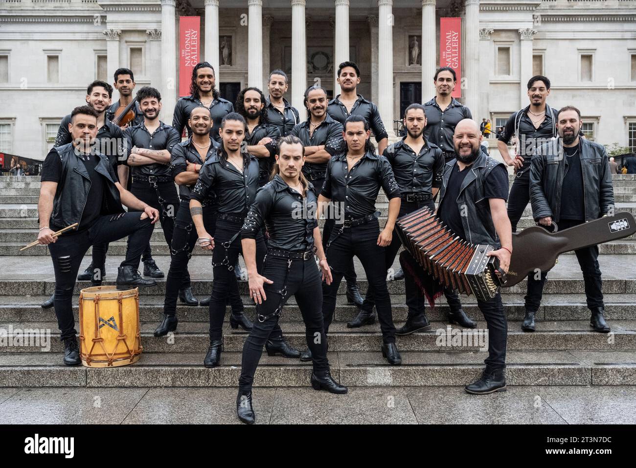 London, UK. 26 October 2023. The all-male dance troupe called Malevo at ...