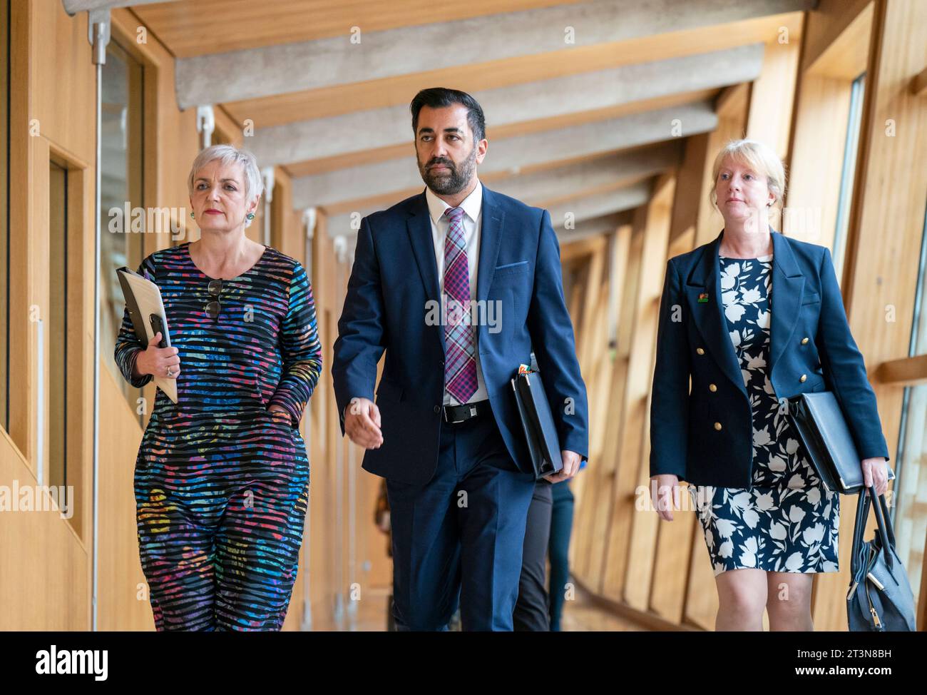 Scotland's First Minister Humza Yousaf with Justice and Home Affairs ...