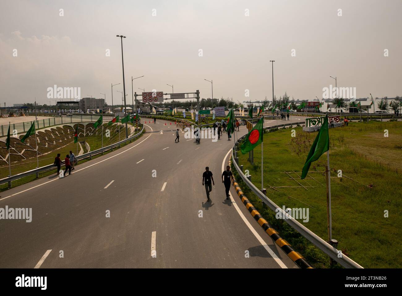 October 26, 2023, Chittagong, Potenga, Bangladesh Karnaphuli Tunnel ...