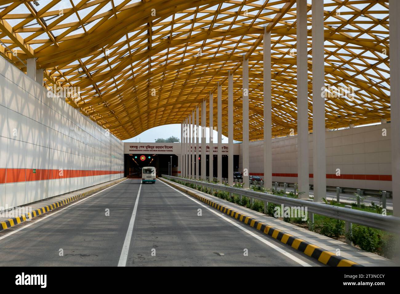 October 26, 2023, Chittagong, Potenga, Bangladesh Karnaphuli Tunnel ...