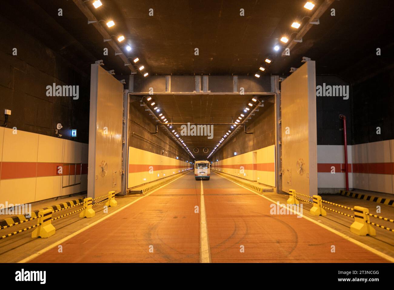 October 26, 2023, Chittagong, Potenga, Bangladesh Karnaphuli Tunnel ...