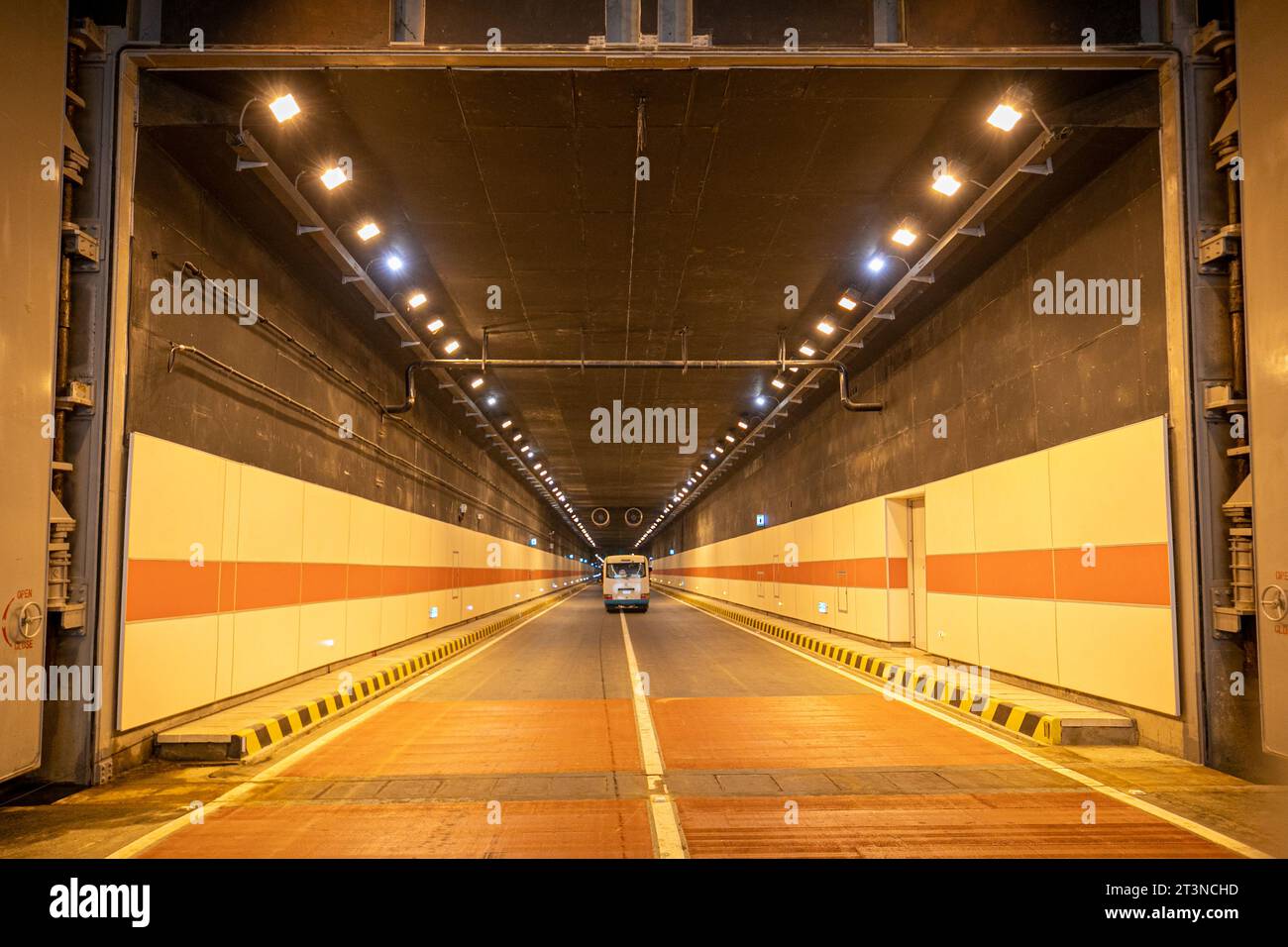 October 26, 2023, Chittagong, Potenga, Bangladesh Karnaphuli Tunnel ...