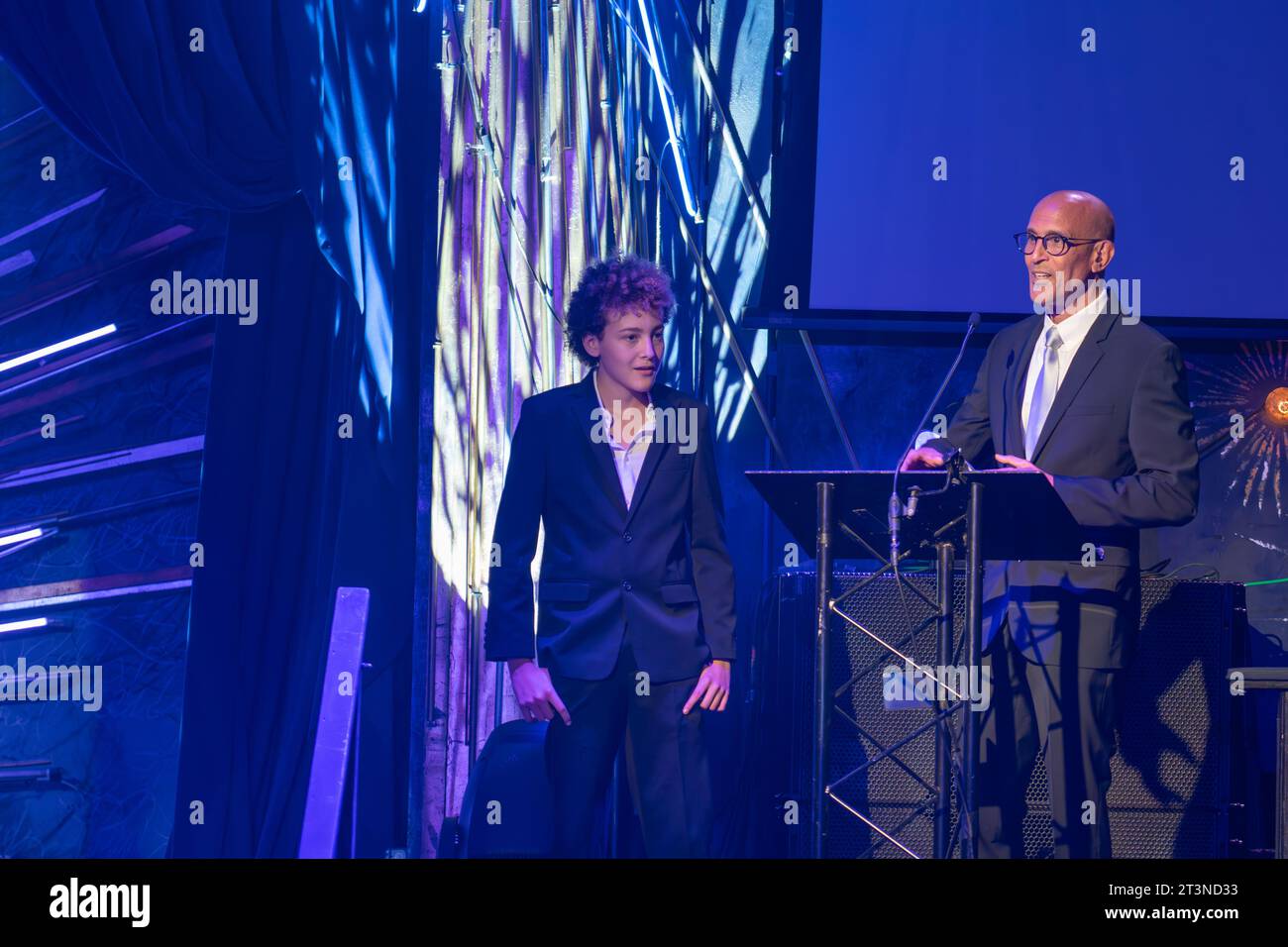 Amadeus Belafonte and David Belafonte attends The Belafonte Family ...