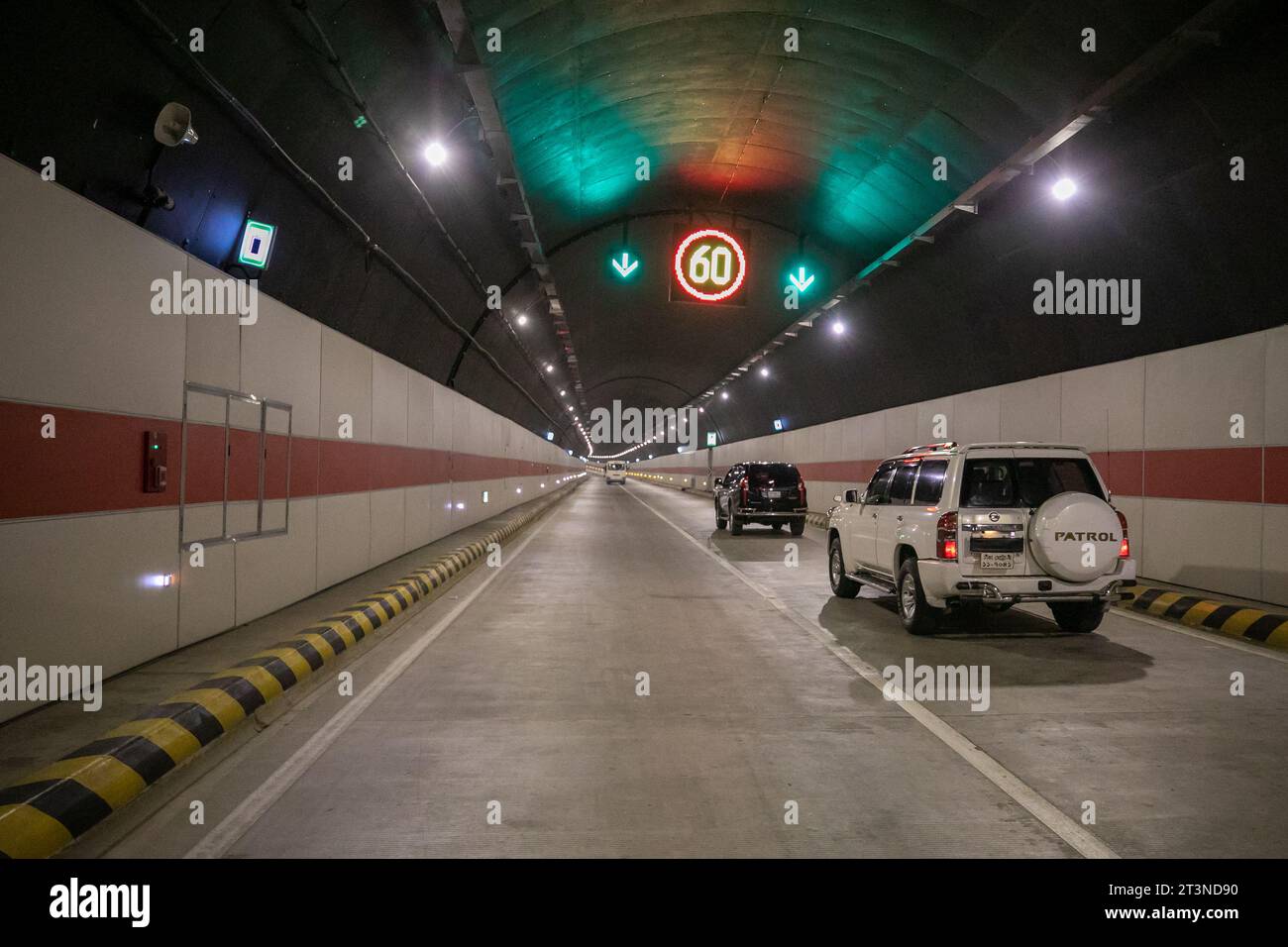 October 26, 2023, Chittagong, Potenga, Bangladesh Karnaphuli Tunnel ...