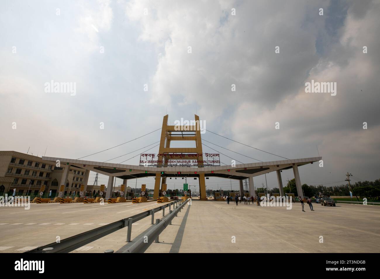 October 26, 2023, Chittagong, Potenga, Bangladesh Karnaphuli Tunnel ...