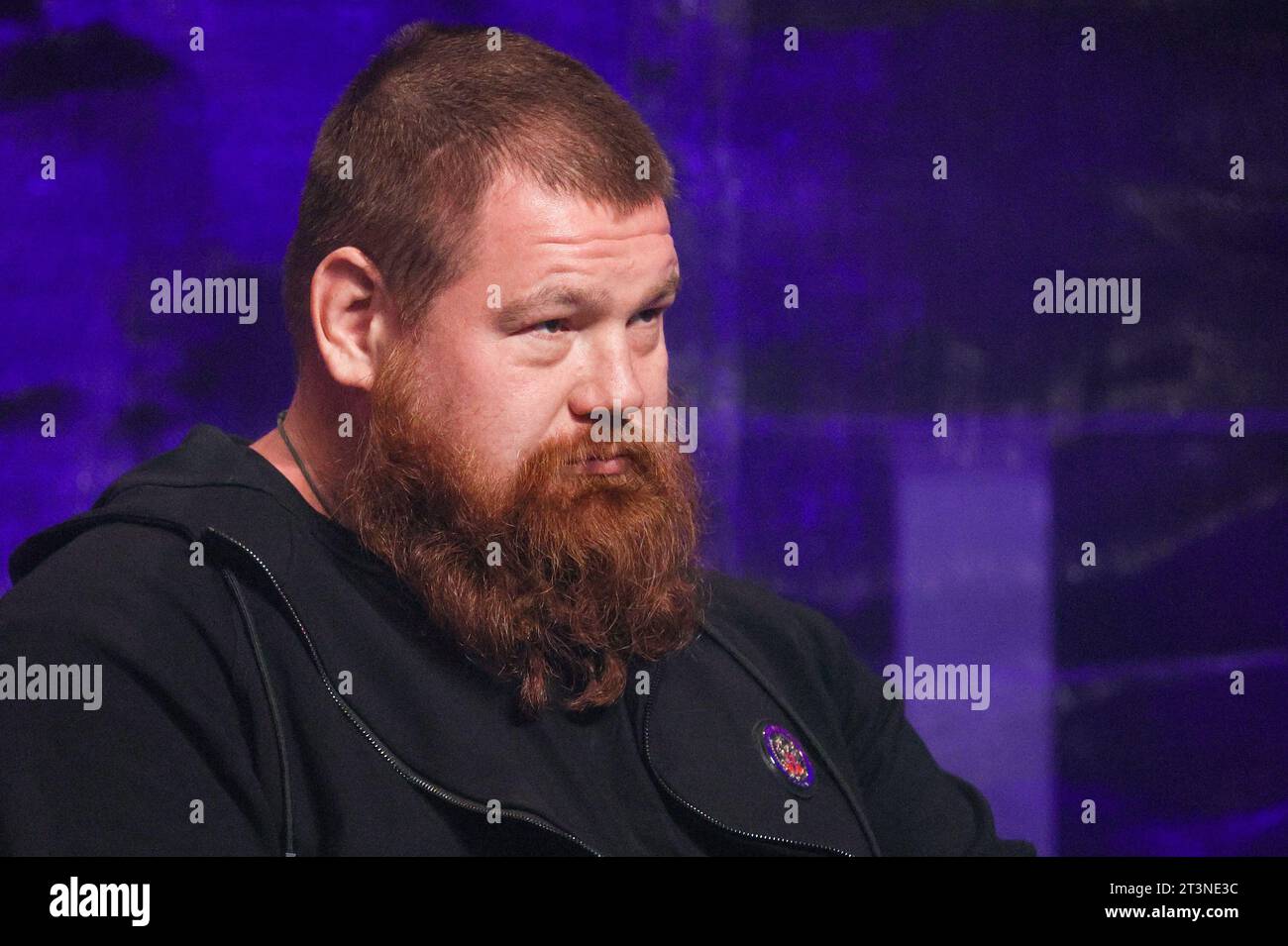 25.10.2023. Russia. Moscow. Vyacheslav Datsik, Russian boxer, mixed ...