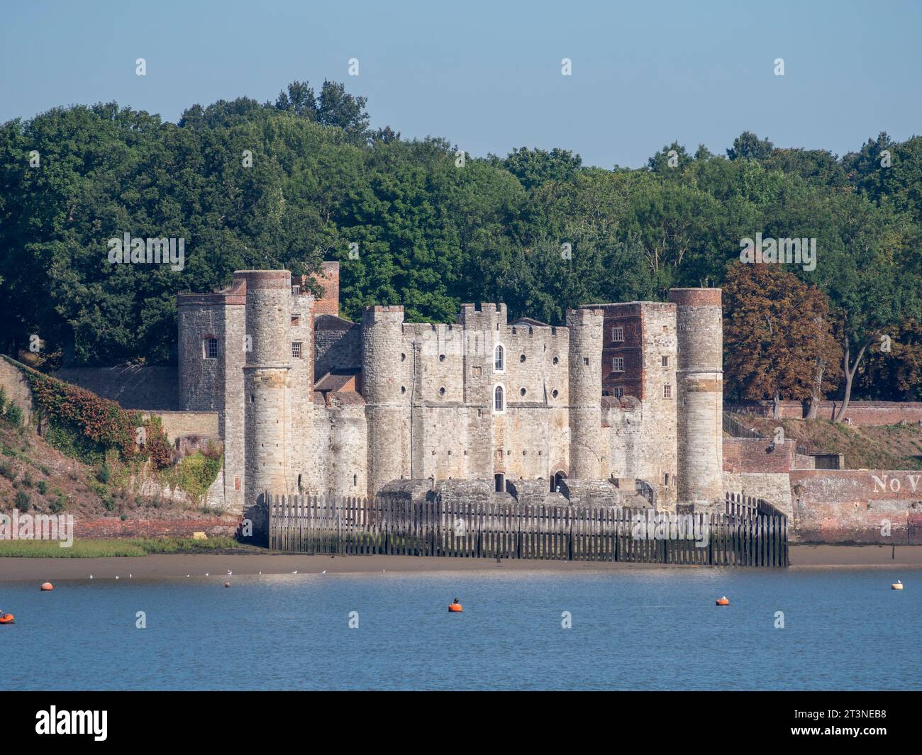 Upnor Castle viewed across the River Medway, Kent, UK Stock Photo - Alamy