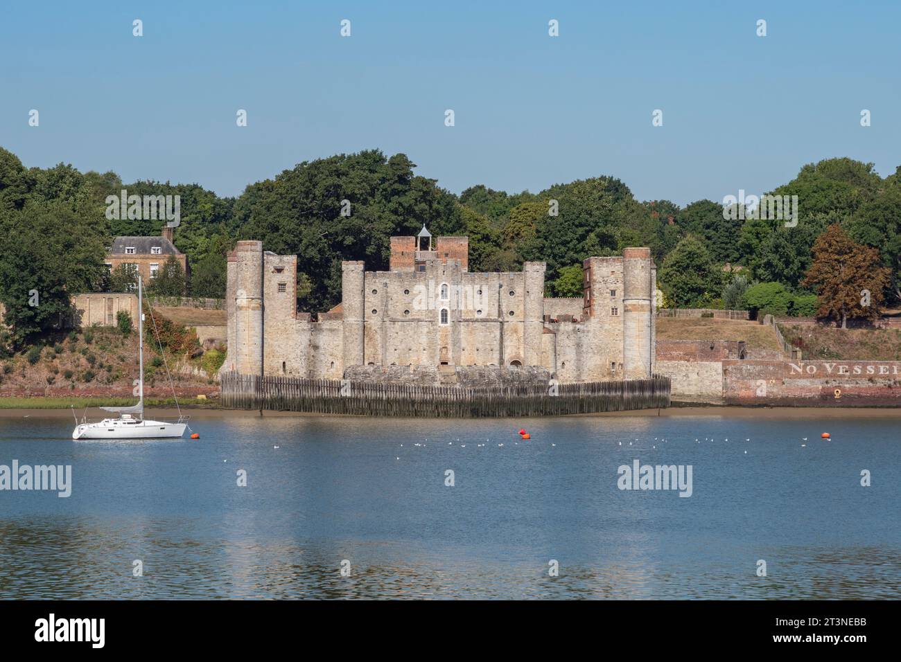 Upnor Castle viewed across the River Medway, Kent, UK Stock Photo - Alamy