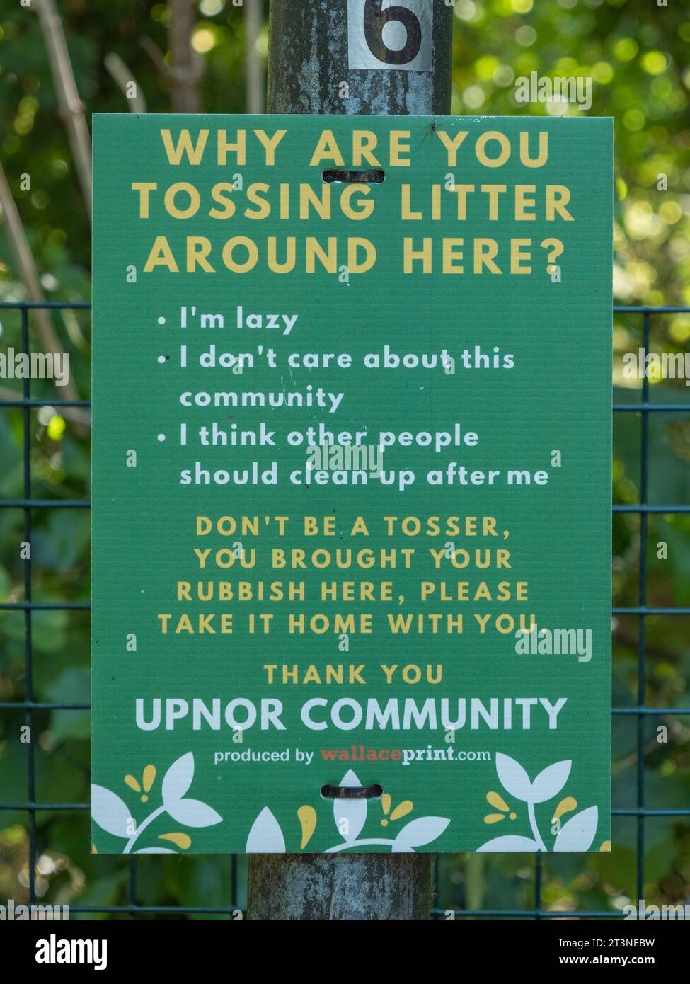"Why are you tossing litter around here?" Amusing anti-littering sign ...