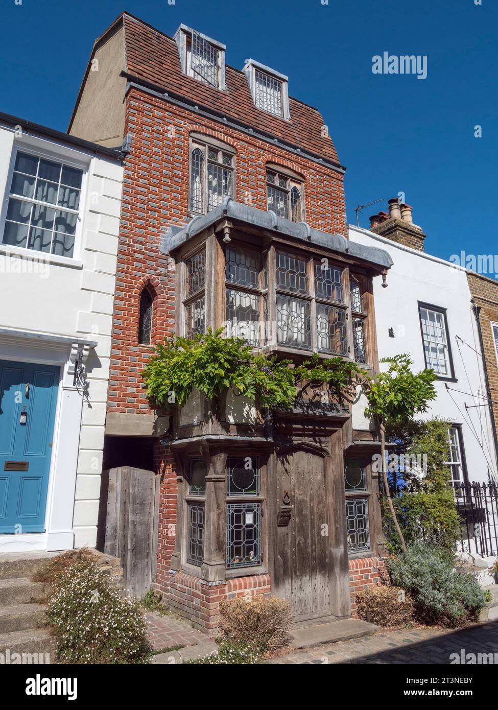 The beautiful Manna House, on Upnor High Street, Kent, UK, a 21st ...
