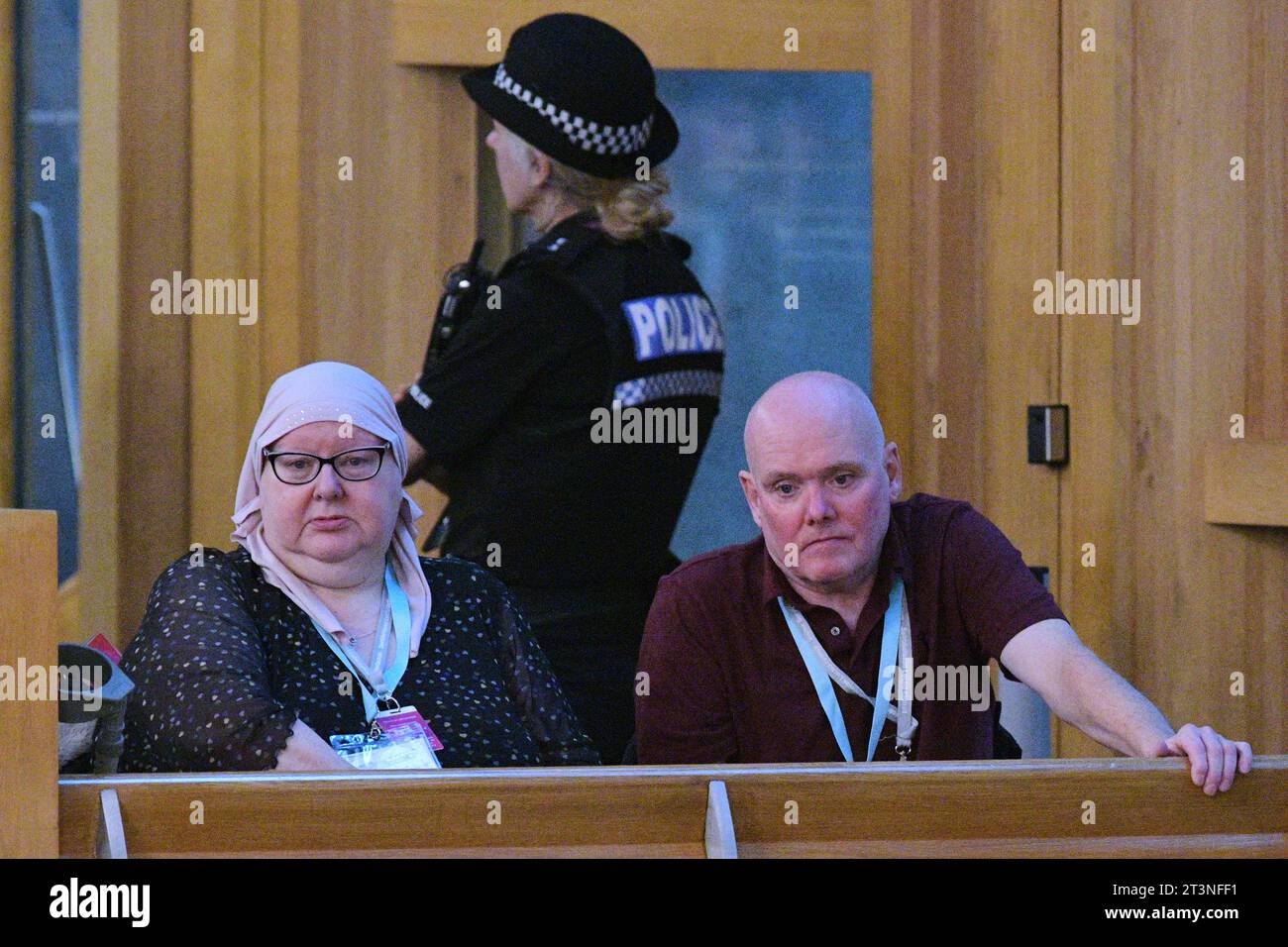 Edinburgh Scotland, UK 26 October 2023. Fiona and Ian Inglis the ...