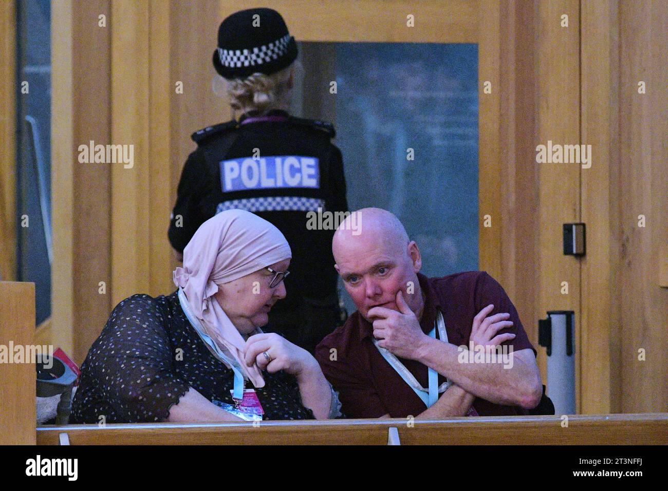 Edinburgh Scotland, UK 26 October 2023. Fiona and Ian Inglis the ...