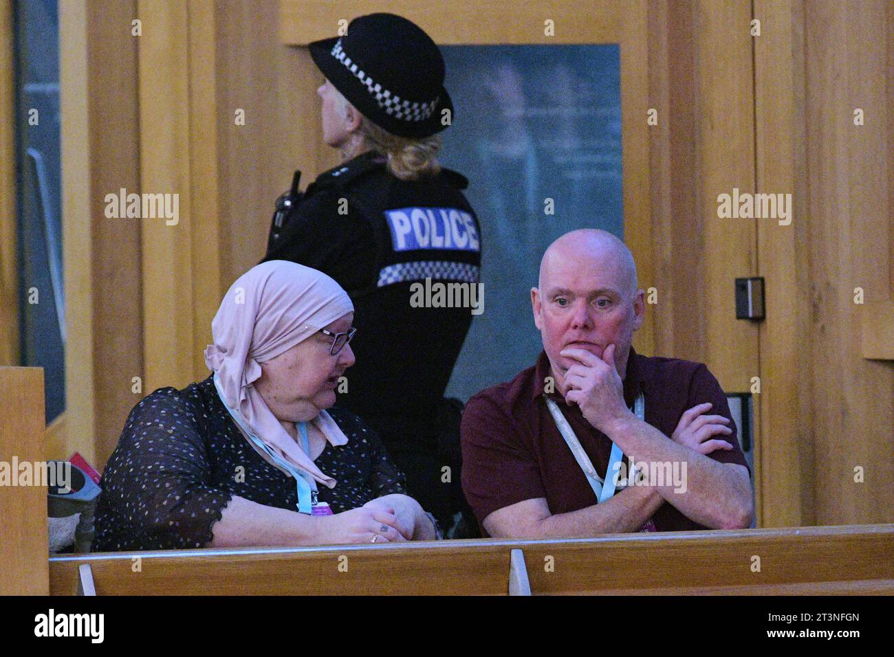 Edinburgh Scotland, UK 26 October 2023. Fiona and Ian Inglis the ...