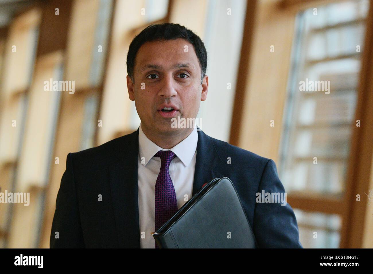 Edinburgh Scotland, UK 26 October 2023. Scottish Labour leader Anas ...
