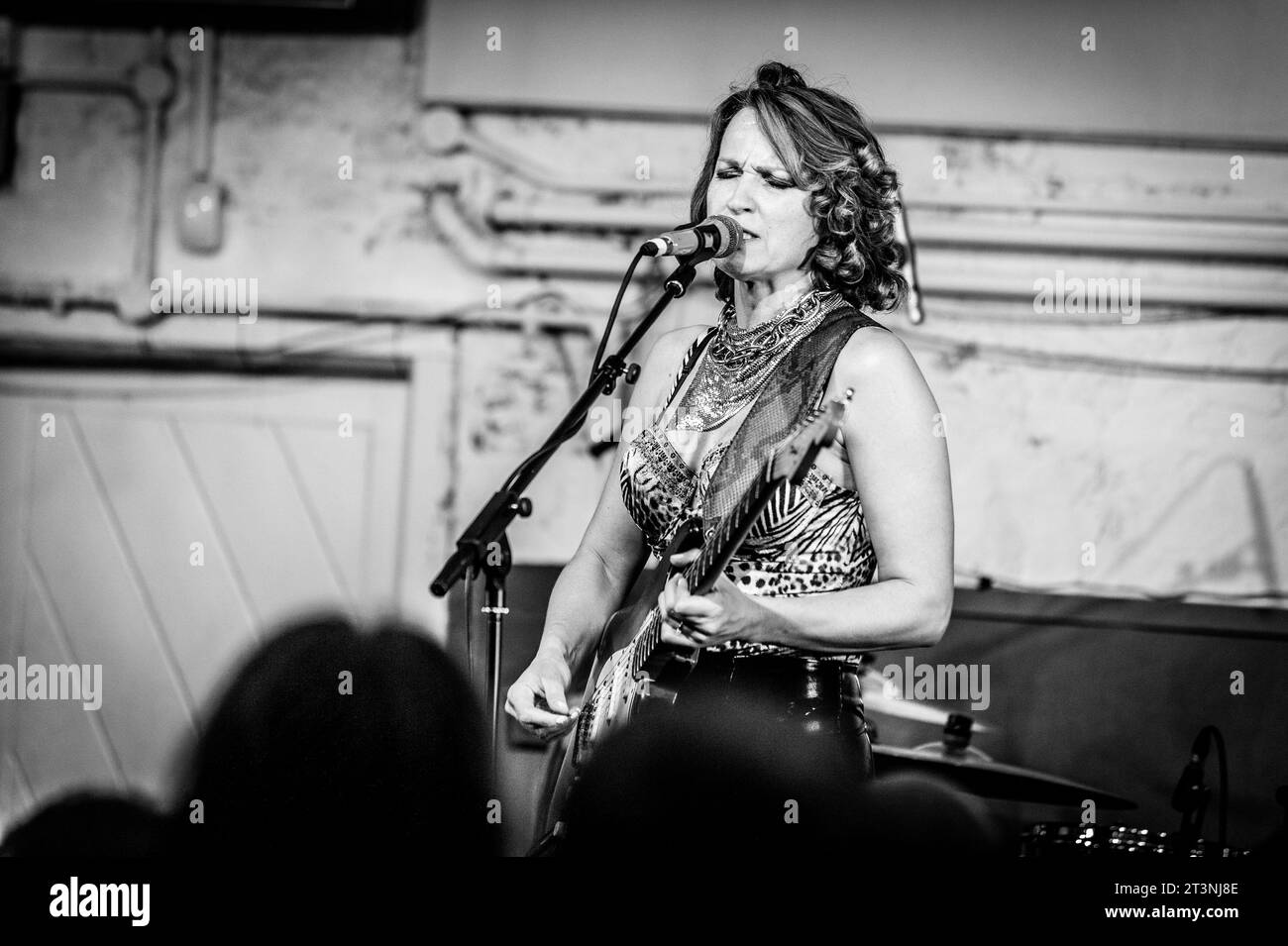 Female guitars Black and White Stock Photos & Images - Alamy