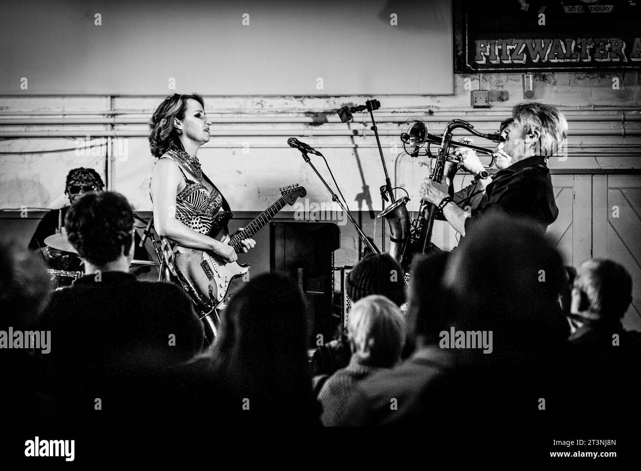 Female guitars Black and White Stock Photos & Images - Alamy