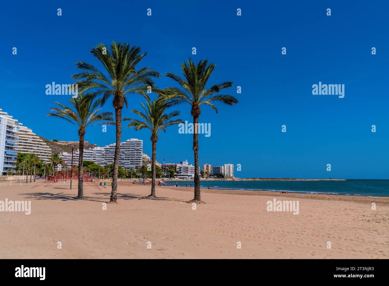 Platja Raco beach Cullera Valencian Community Spain beautiful tourist ...