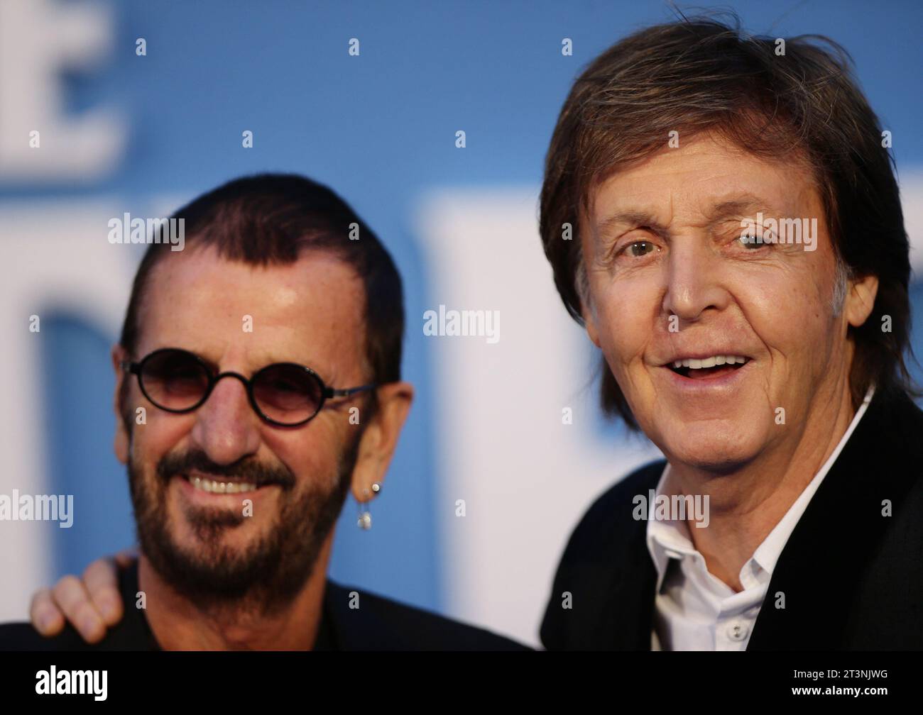 File photo dated 15/09/16 of Sir Paul McCartney (right) and Sir Ringo ...