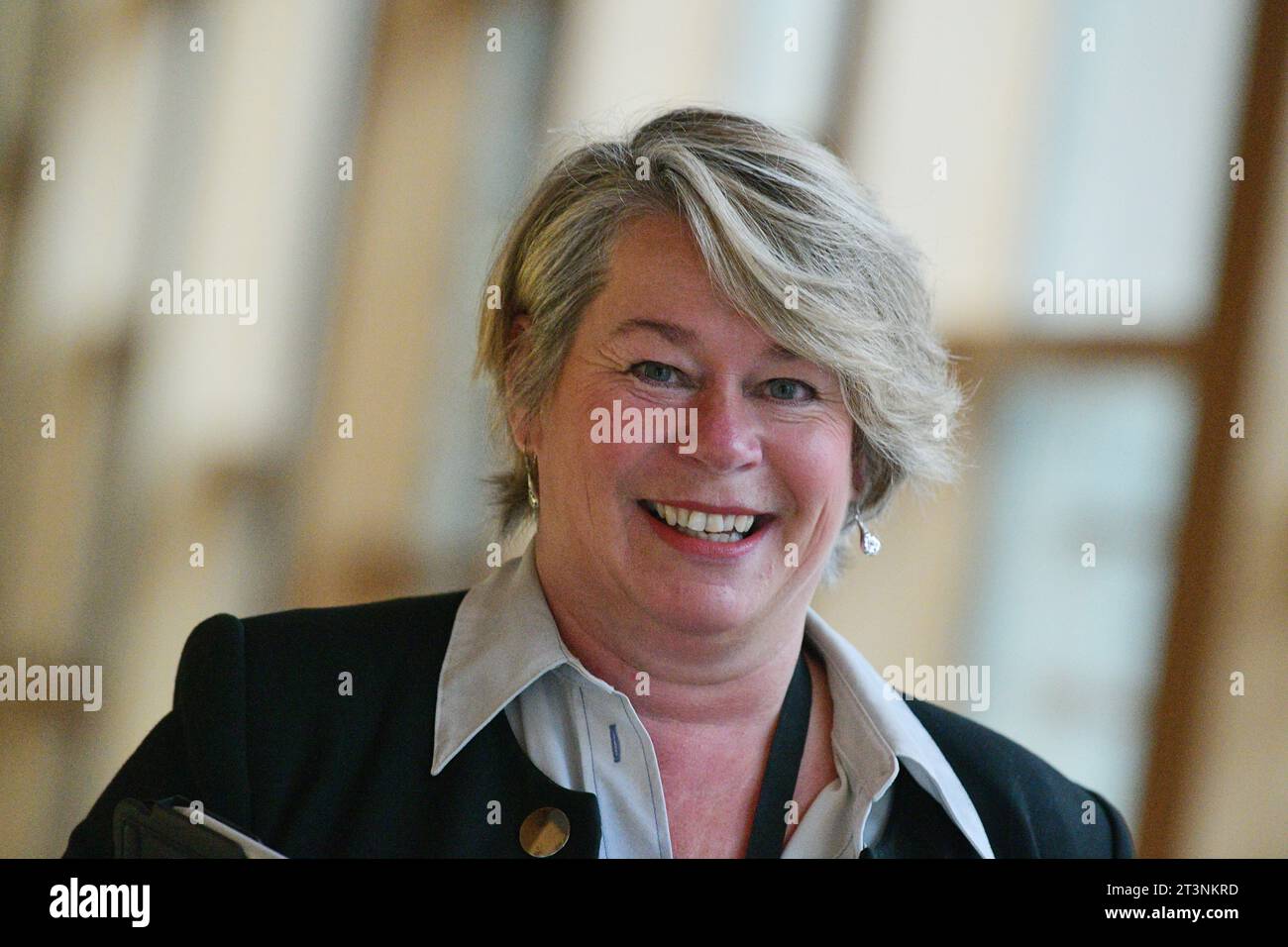 Edinburgh Scotland, UK 26 October 2023. Michelle Thomson MSP at the ...