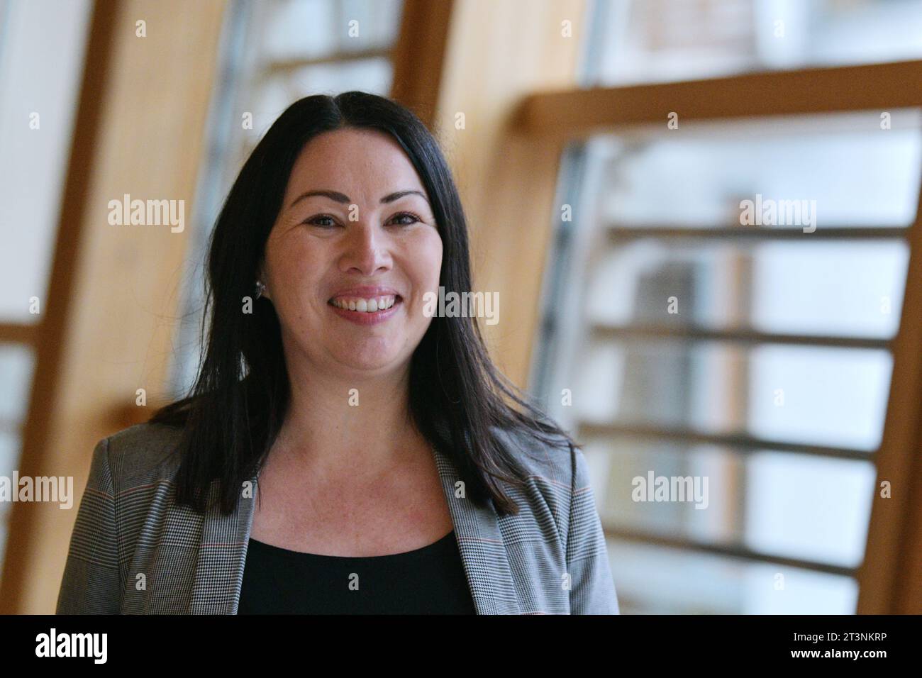 Edinburgh Scotland, UK 26 October 2023. Monica Lennon MSP at the ...
