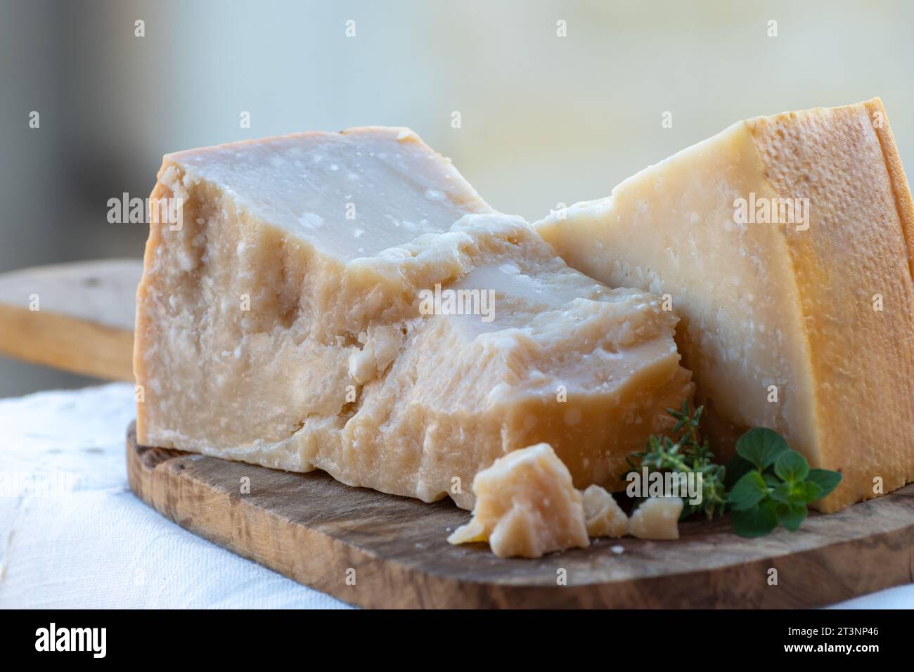 Traditional italian food - 36 months aged in caves Italian parmesan ...