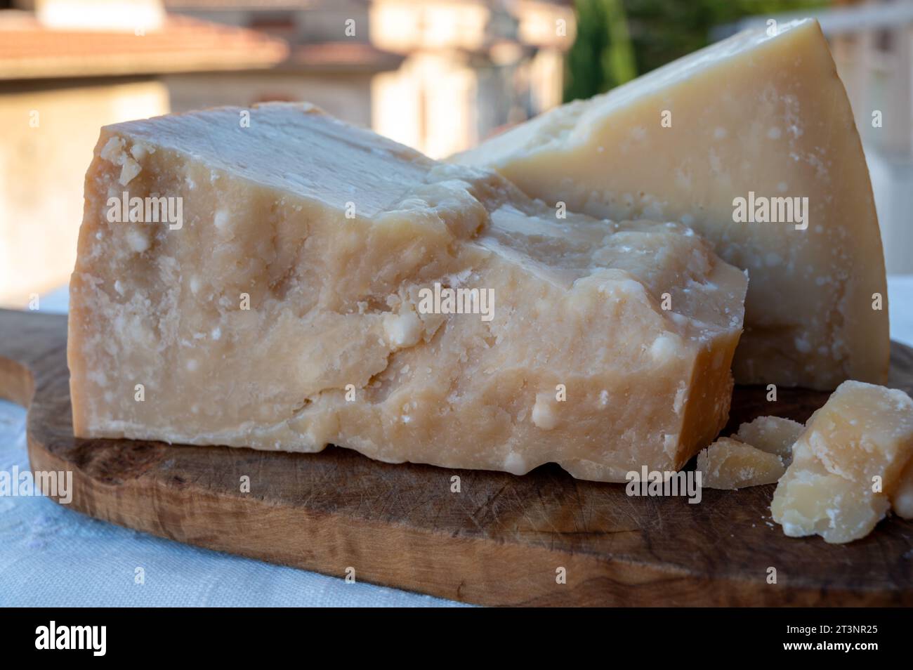 Traditional italian food - 36 months aged in caves Italian parmesan ...